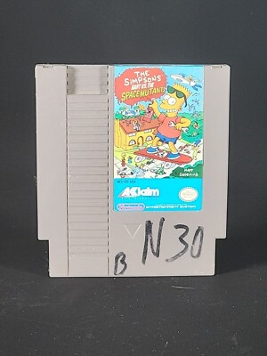 NES The Simpsons Bart Vs The Space Mutants | eBay
