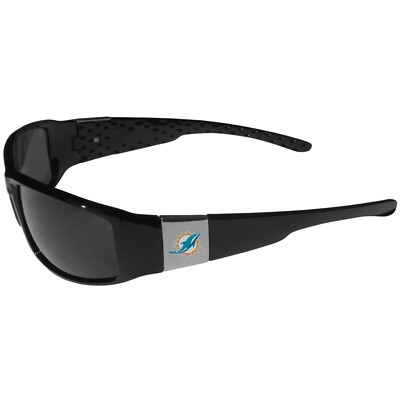 Miami Dolphins Chrome Wrap Sunglasses (NFL Football) | eBay