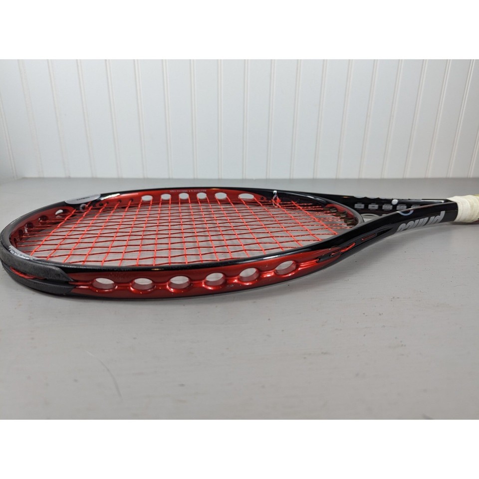 Prince O3 Red Mid Plus Triple Threat 105 Head Tennis Racquet - 4 3/4 ...