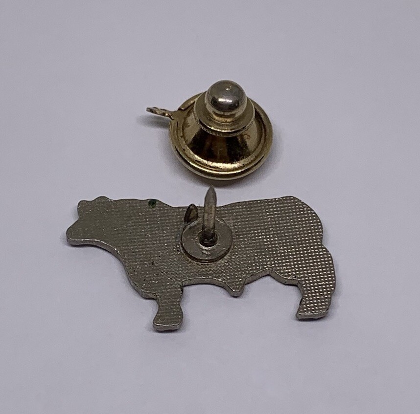 Black Cow Bull Angus MAFCO Style Lapel Pin (P11) | eBay