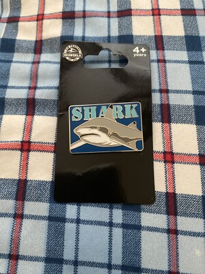 Seaworld Pin Shark Blue Square Sea World | eBay