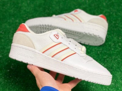 Adidas Rivalry Low Mens OG retro White Red FZ6325 Sneakers | eBay