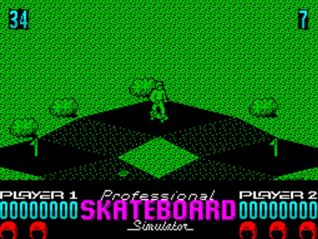 Sinclair ZX Spectrum 48K Game - PRO SKATEBOARD SIMULATOR - Codemasters ...
