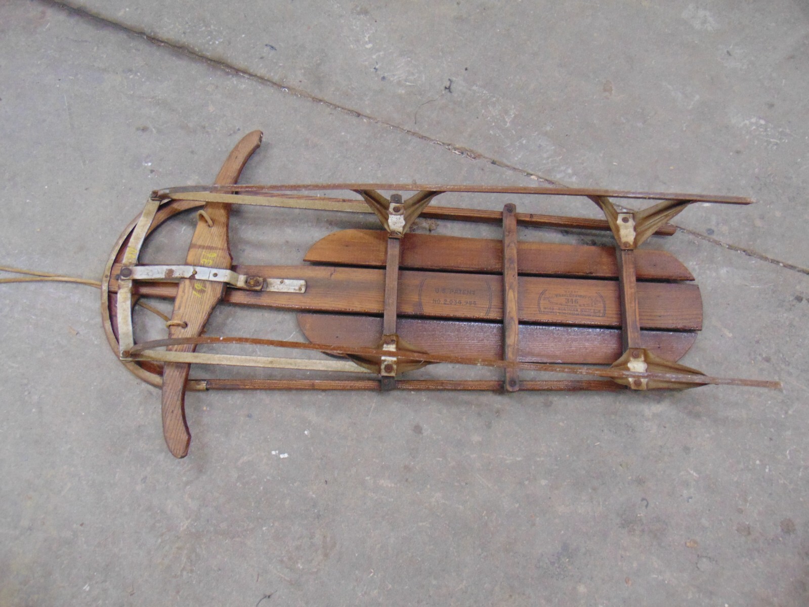 VINTAGE GENUINE FLEETWING FLASH SLED NY MODEL Very Good Collectable ...