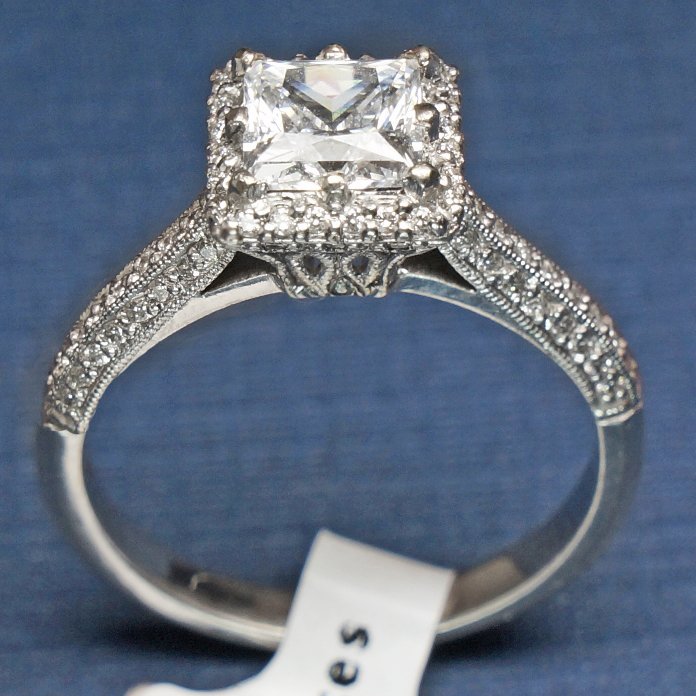 Tacori Diamond 18k White Gold Engagement Ring Tacori style 2502 ...