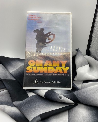RARE VHS ON ANY SUNDAY Motorcycle Video Tape STEVE MCQUEEN | eBay