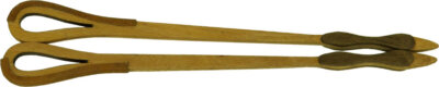 Atlas DULCIMER HAMMERS, Tear drop double sided lacewood, leather ends ...