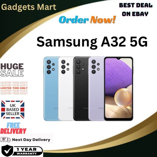 Samsung Galaxy A32 5G 64GB -Black Unlocked-Dual Sim Pristine Condition ...