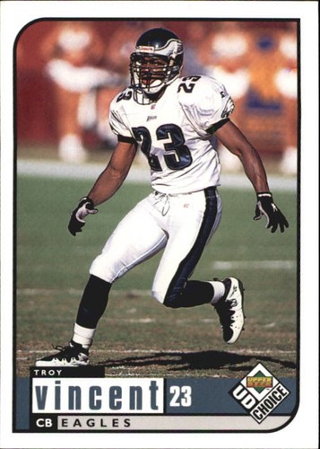 1998 UD Choice Football Card #138 Troy Vincent | eBay