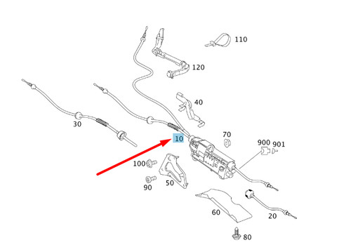 NEW MERCEDES-BENZ S W221 PARKING BRAKE A2214302949 ORIGINAL | eBay