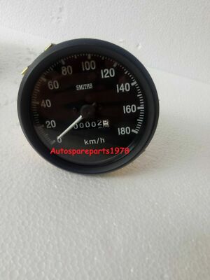 Smiths replica Gauge 100 mm speedometer Black Bezel 0- 180 KM/H | eBay ...