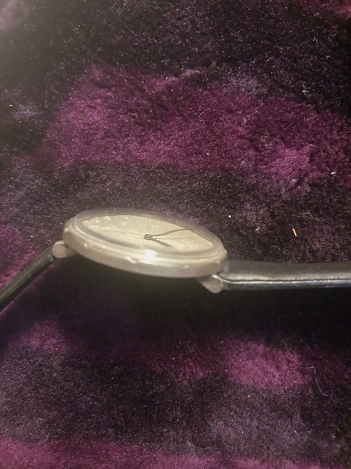 Stauer 1921 Morgan Silver Dollar Coin Men's Watch Swiss Silver Movement ...