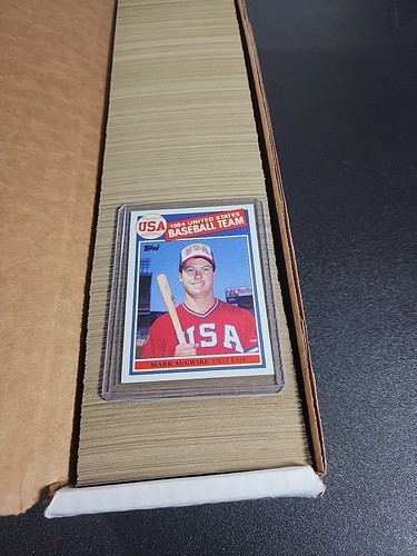 1985 Topps Baseball Complete Set #1-792 McGwire Puckett Clemens Gooden ...