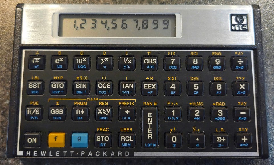 Vintage Hewlett Packard HP 11C Scientific Calculator w/ Case USA Works FREE SHIP | eBay