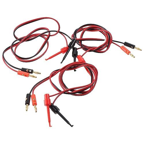 4mm Banana Plug to Test Hook Clip Test Lead Kit Cable for Multimeter ...