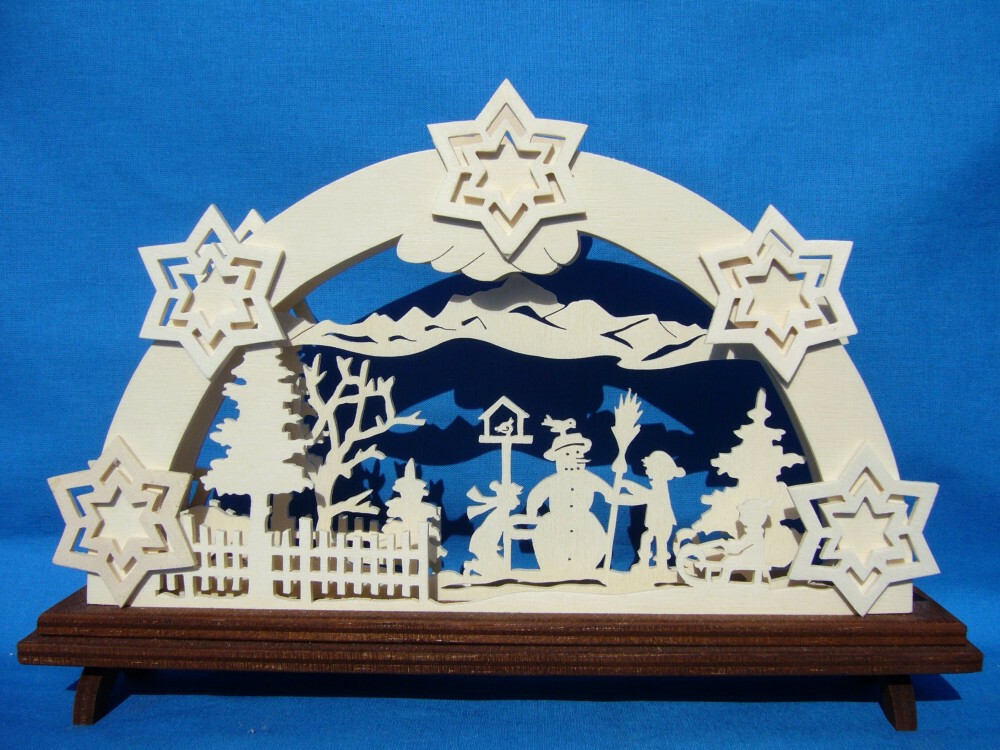 : REGU - Laubsägevorlagen für Schwibbogen Nr.123 - Motiv " Kinder im ...