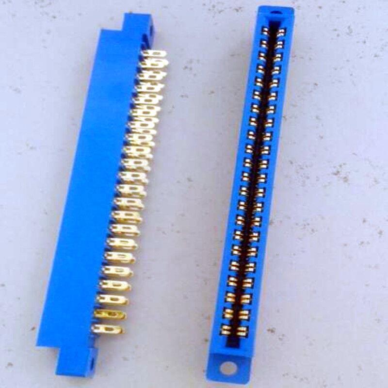8pcs 44 Pin Card Edge Connector 2x22 PINS 396mm Gold Solder Socket SP4 ...