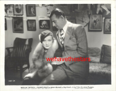 VINTAGE Marlene Dietrich GORGEOUS '32 BLONDE VENUS Publicity Portrait | eBay
