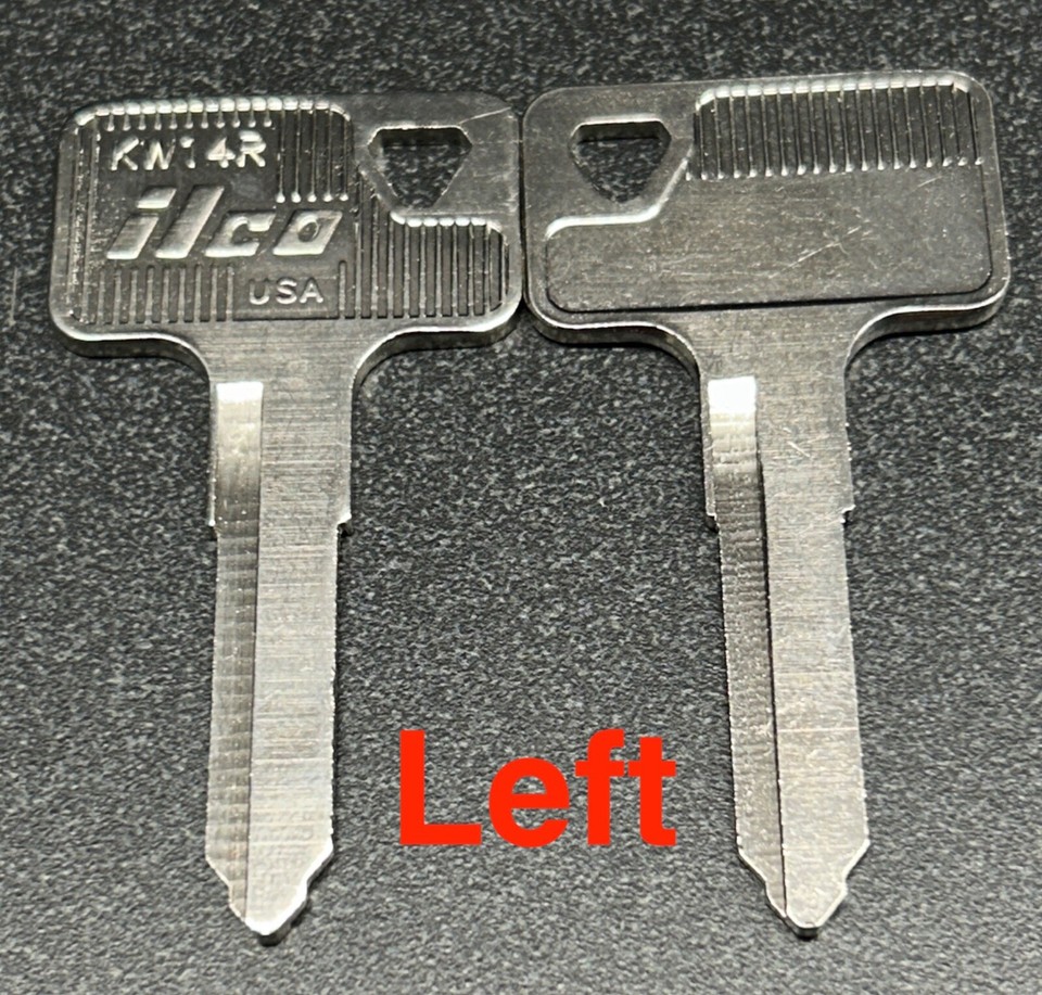 2 Key Blanks Kawasaki KLR250 KLR650 KLX110 KLX125 KLX140 KLX250 KLX300 ...