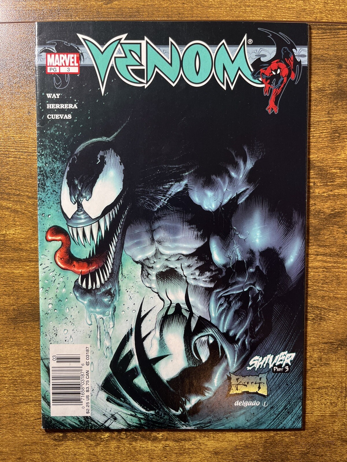 VENOM 3 EXTREMELY RARE NEWSSTAND VARIANT SAM KEITH COVER MARVEL COMICS ...