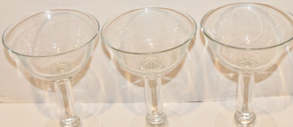 VTG Colony Glass - Romania - Stemware Water Wine Goblets - Clear ...