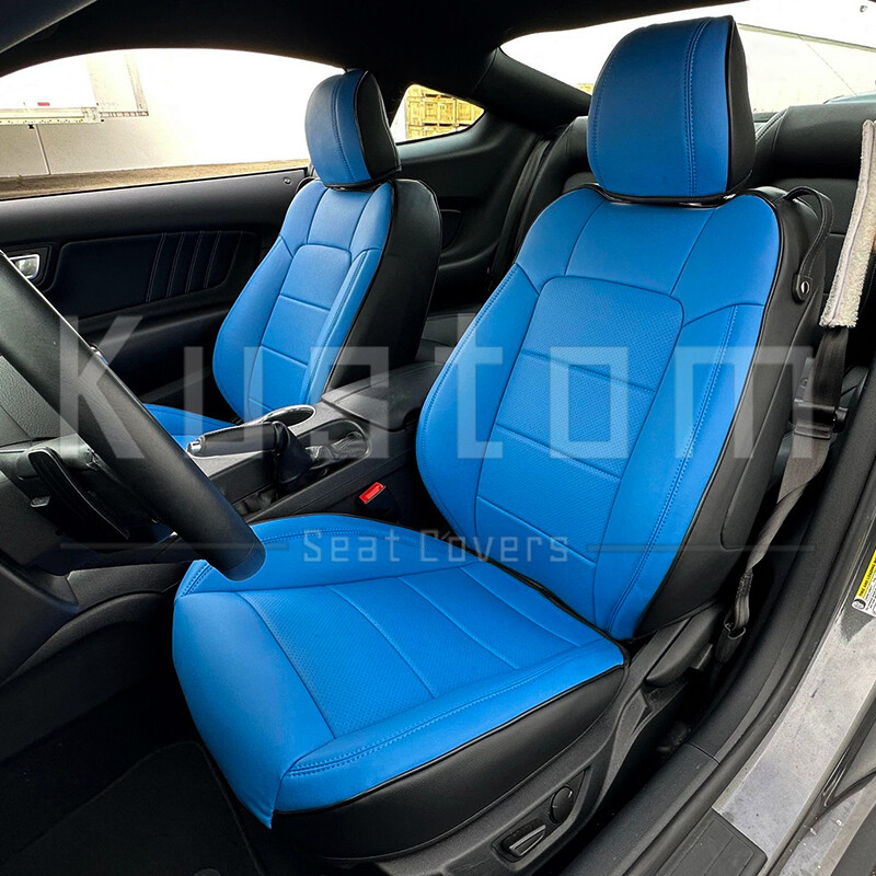 Custom Car Interior Blue