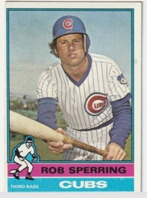 1976 Topps Rob Sperring Rookie Chicago Cubs #323 | eBay