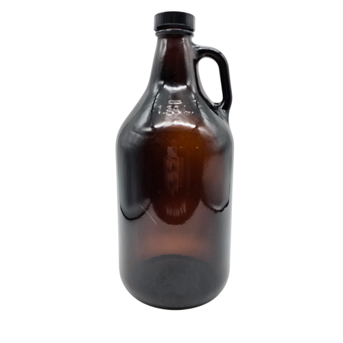 Brown Glass Beer Growler 64 Oz 1.89 L Made In USA | eBay