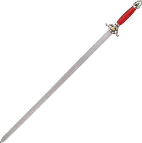 CAS Hanwei Practical Fixed Sword 30" Stainless Steel Blade Red ...
