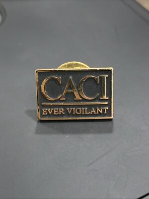CACI International Ever Vigilant Lapel Pin | eBay