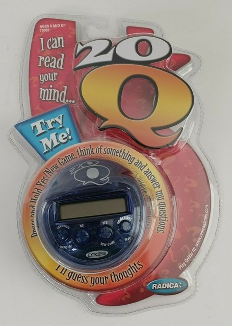 20q 20 Questions Red Electronic Handheld Game Radica 2003 for sale ...