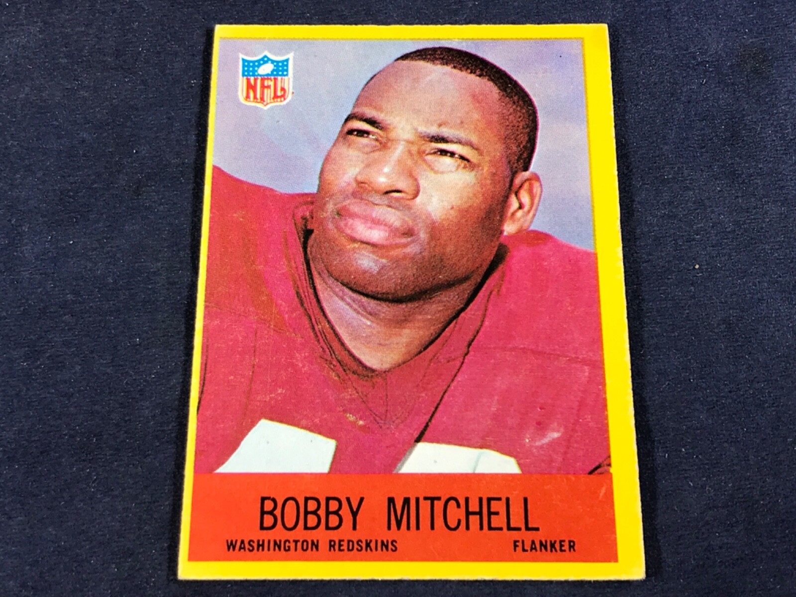 J3-97 FOOTBALL CARD - BOBBY MITCHELL WASHINGTON REDSKIN - CARD #186 ...