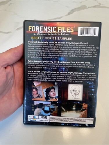 Forensic Files: The Best Of Series Sampler (DVD, 2014) 3 Episodes ...