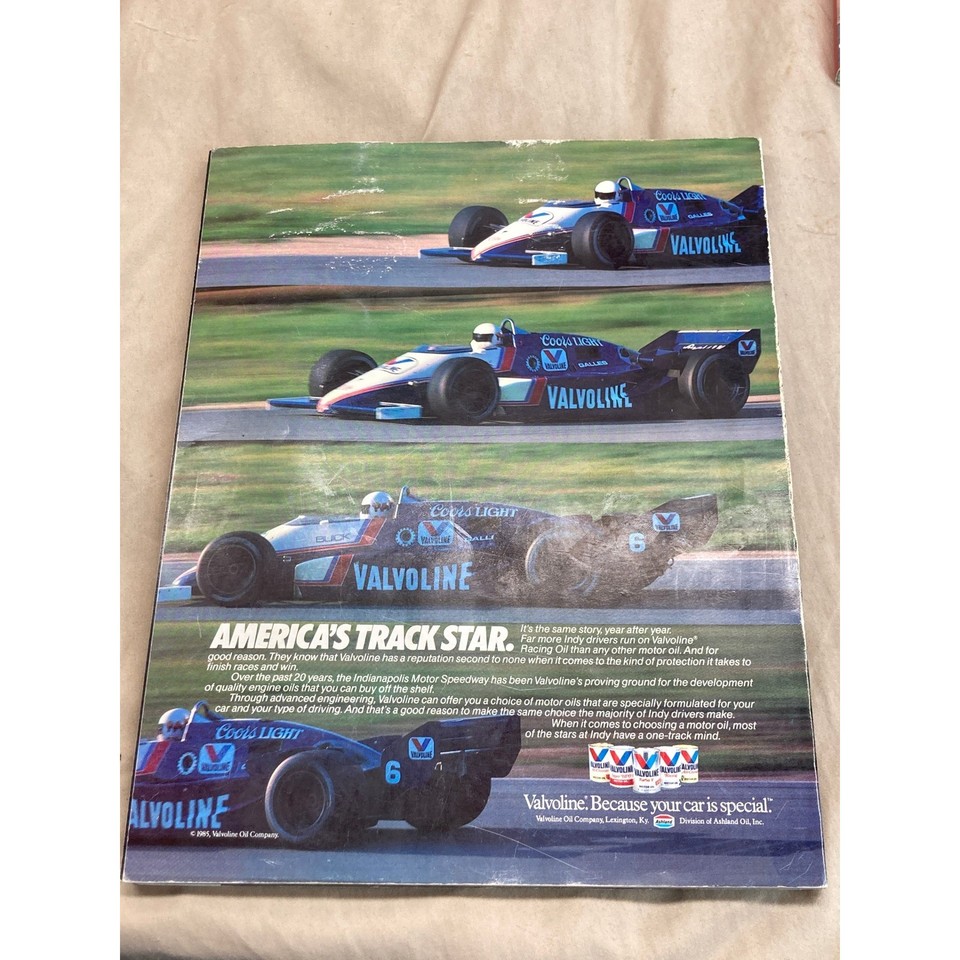 Indianapolis 500 Racing Programs Lot Vintage 70's 80's Indy Race Car ...