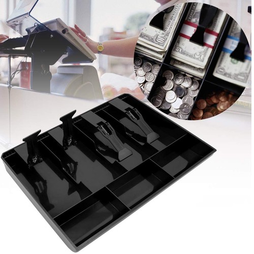 Cash Register Drawer Insert Tray 4 Bill/3 Coin Compartments Money ...