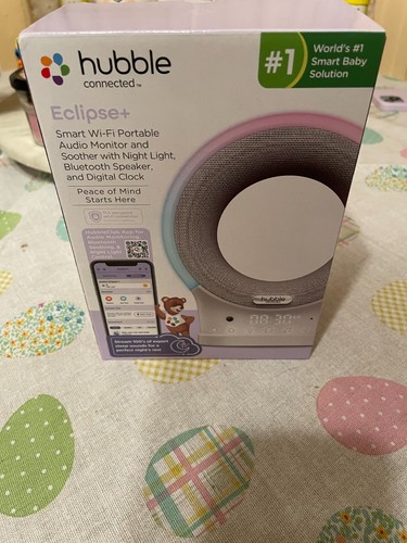 Hubble Connected Eclipse Smart Wi-Fi Audio Monitor And Soother With Night Light | eBay