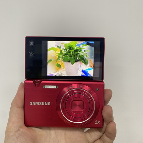 90%new Samsung MV800 Flip-out Selfie 5xZoom 16 MP Touch Vlog Camera RED ...