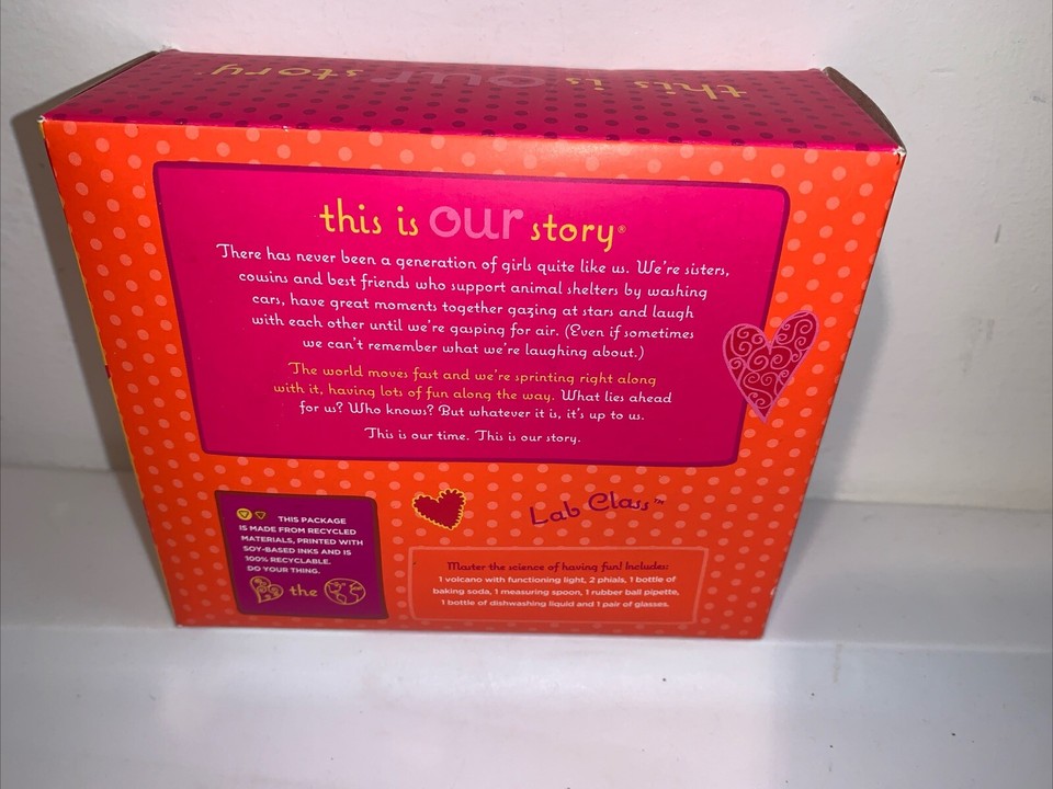 Our Generation Lab Class set Science 18" dolls volcano 62243420083 | eBay