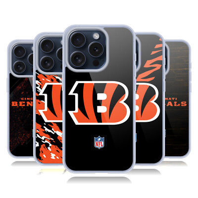 NFL CINCINNATI BENGALS LOGO CUSTODIA COVER MORBIDA IN GEL PER APPLE ...