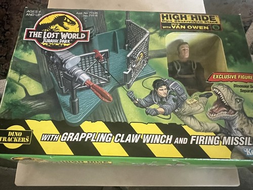 Jurassic Park The Lost World High Hide w/ Nick Can Owen 1997 Kenner | eBay