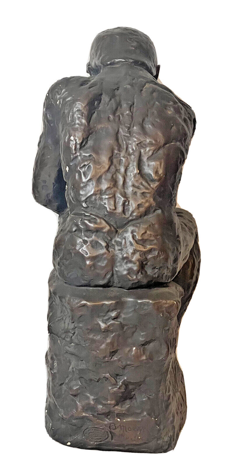Vintage Marwal Chalkware Sculpture Statue THE THINKER Signed ~ M ...