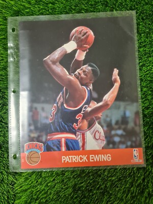 NBA Hoops Basketball Photo 1990 Patrick Ewing NY KNICKS #ISSUED: FEB ...