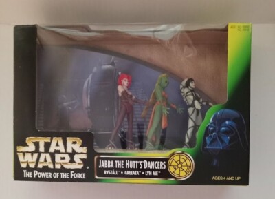 Star Wars Jabba The Hutt's Dancers Action Figure Rystall Greeata Lyn Me ...