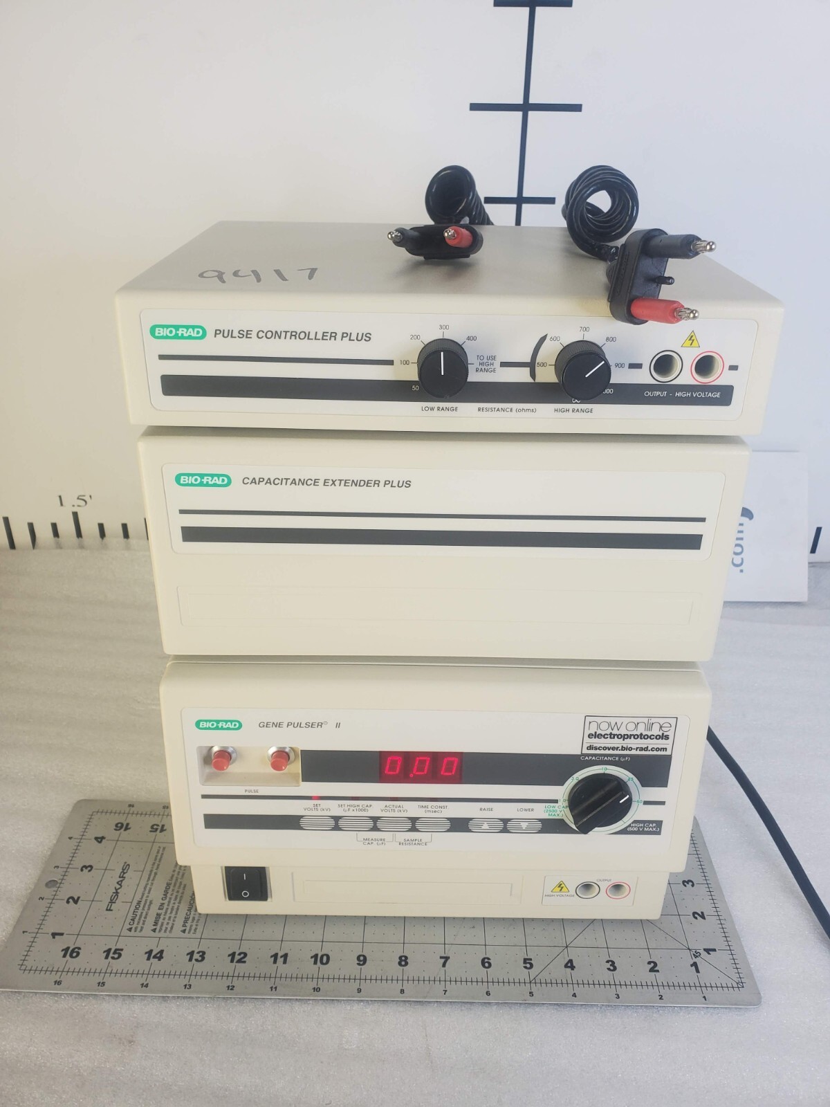 BIO-RAD Gene Pulser II w/ Capacitance Extender & Pulse Controller | eBay