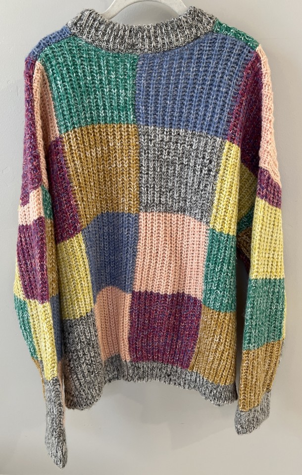 NWT Sundance Catalog Color block “Colorwheel Cardigan” Size XXL $168 | eBay