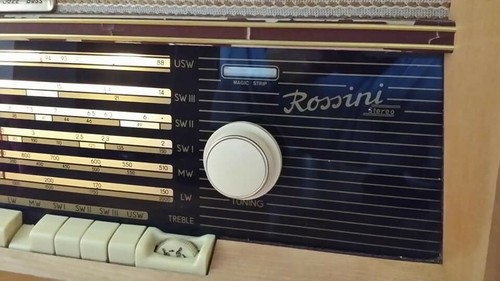 Germany tube Rossini 6002 ECC83, EL84, RFT L2857 speakers, Saba radio ...