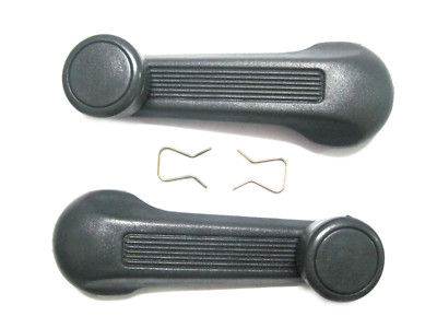 Pair window crank handle grey For Honda Civic Accord CX DX EX SI EG6 ...