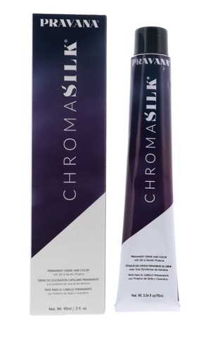 Pravana ChromaSilk Creme Color Copper 6.45 Dk Copper Mahogany Blnd, 3 ...