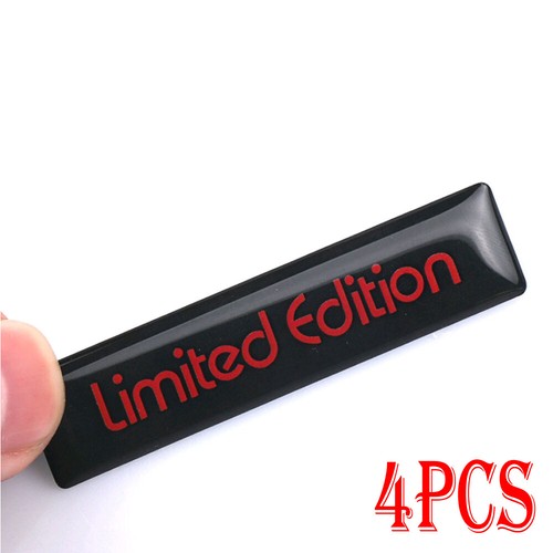 4x Car Motorcycle Limited Edition Stickers Emblem Badge Decal Trim ...