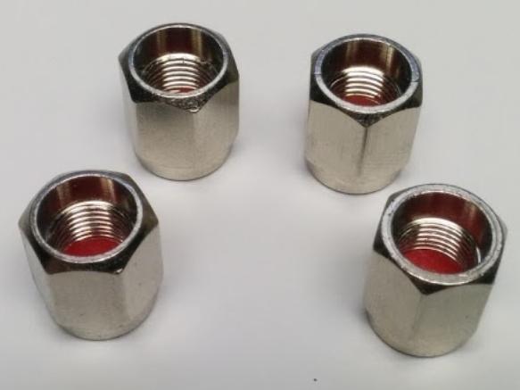 AMC Javelin American Motors Chrome Valve Stem Caps -Very Nice! | eBay